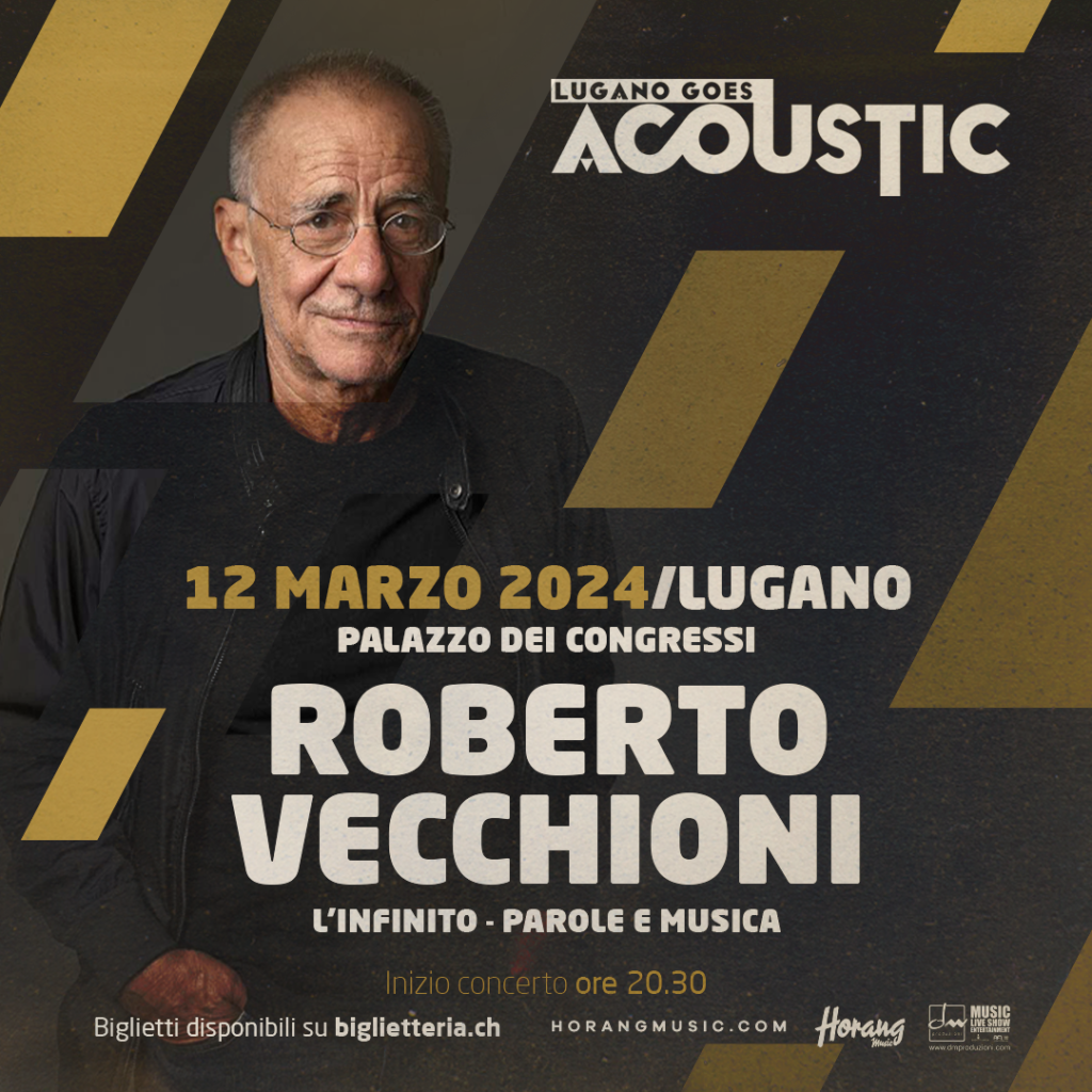 Roberto Vecchioni in concerto a Lugano con “L’Infinito"