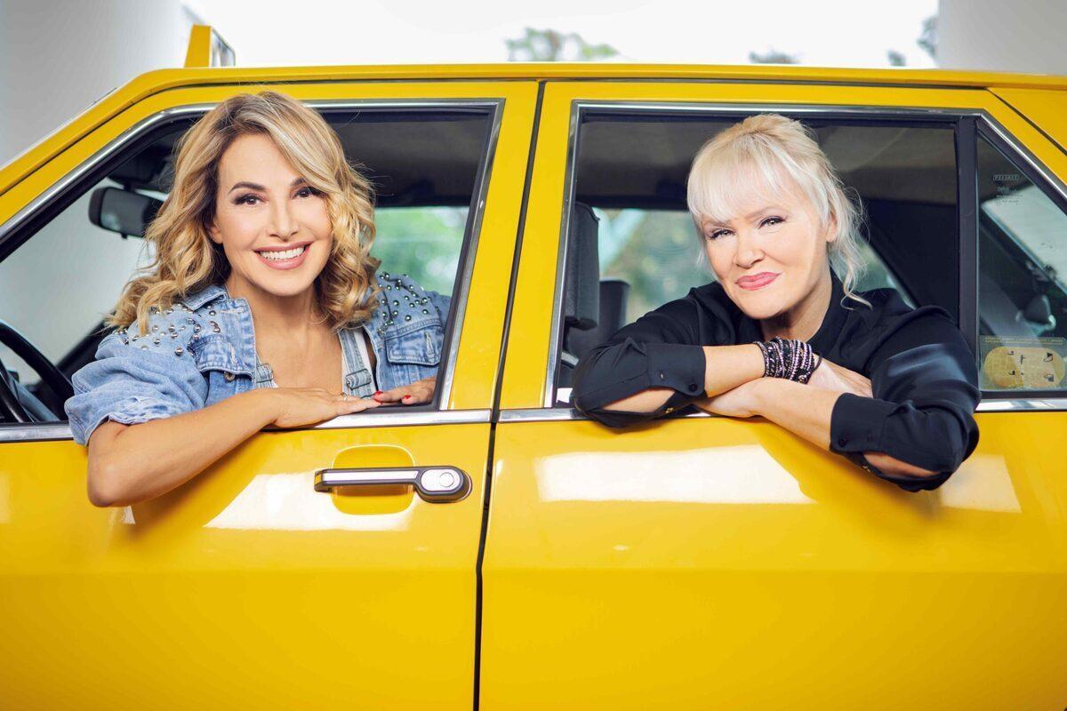 Barbara d'Urso in „Taxi a Due Piazze“: im Cinema Teatro Chiasso