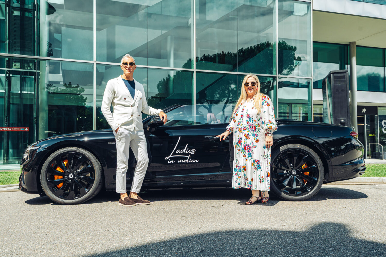 Ladies in motion with the Bentley Continental GTC, the car of your ...