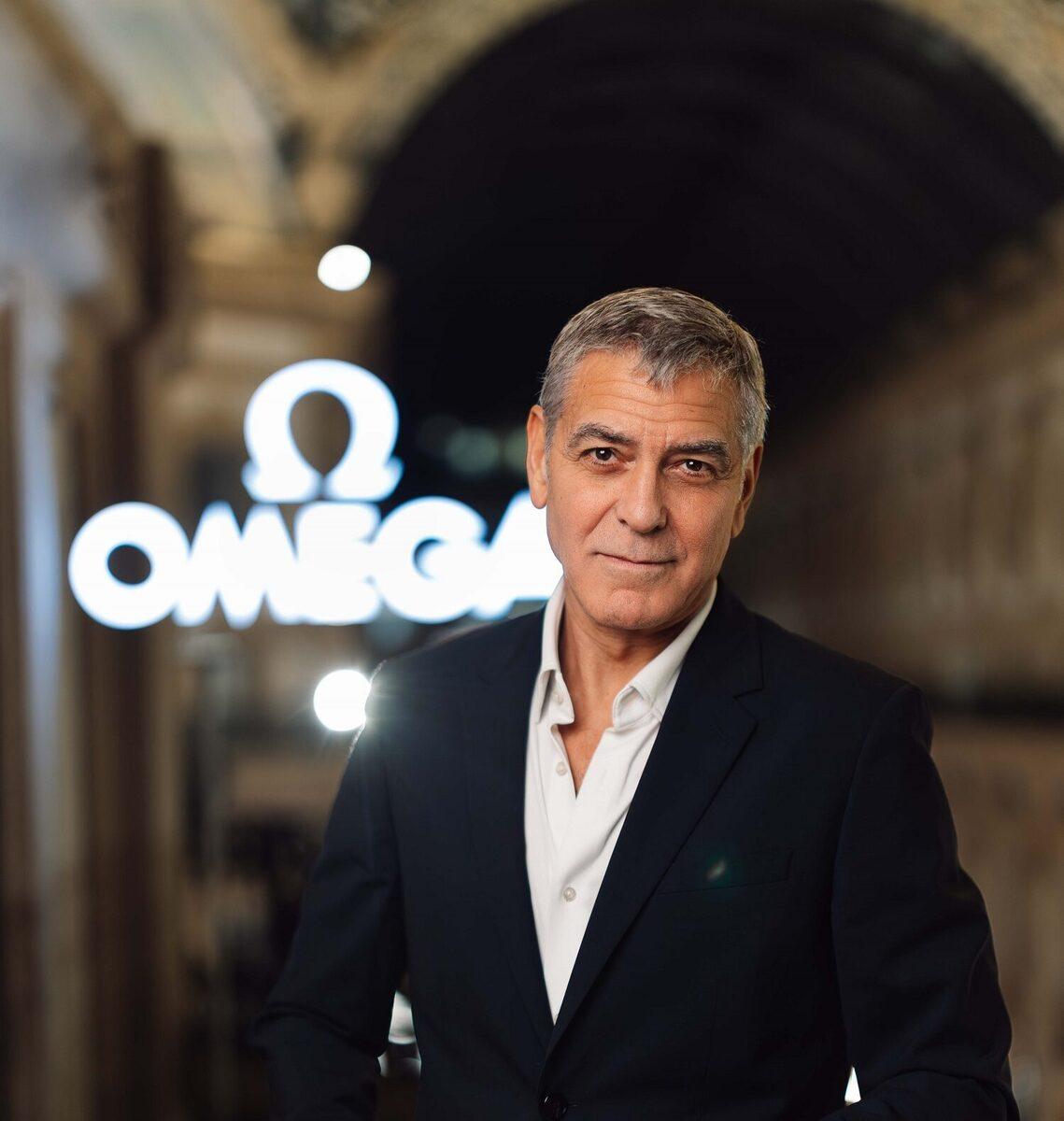 George Clooney inaugurates OMEGA House at Milan Cortina 2026 - Ticino ...